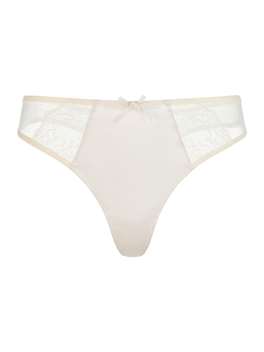 Ellery Pearl Bridal Thong with Bows by Playful Promises | VienneMilano
